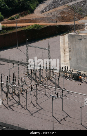 Electricity power station at the Bumbuna Hydro Electric Dam, Bumbuna ...