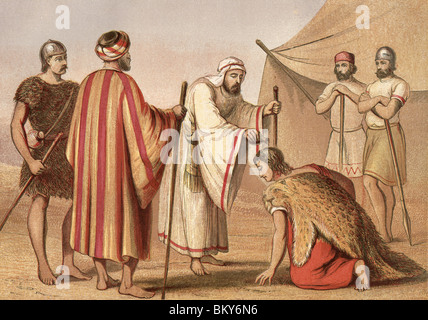 David anointed at Hebron Stock Photo: 162783218 - Alamy