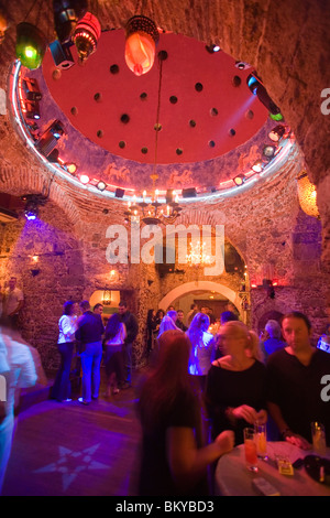 People amusing in the nightclub Hamam Club, Kos-Town, Kos, Greece Stock ...