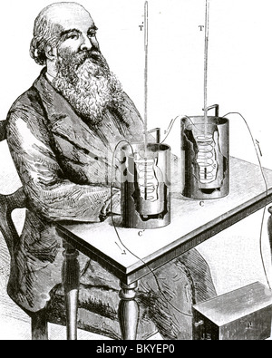 James Prescott Joule, English physicist, 1889. Artist: Unknown Stock ...