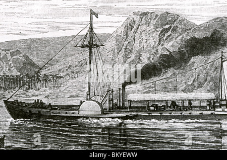 paddle steamer ship boat steam engine paddle wheel steamboat. side ...