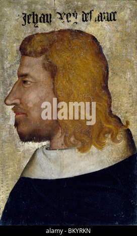 Portrait of King John II of France (1319-1364) a monarch of the House ...