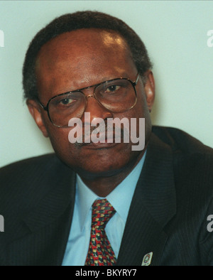 EMEKA ANYAOKU COMMONWEALTH SECRETARY-GENERAL 29 May 1991 Stock Photo ...