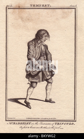 William Shakespeare 's play 'The Tempest' - portrait of Stephano (the ...