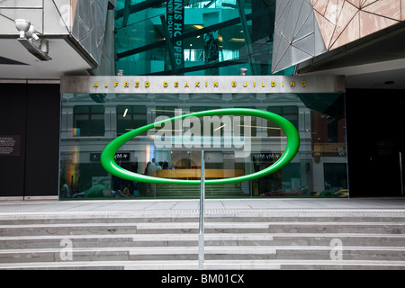 The Alfred Deakin Building at Federation Square in Melbourne Stock ...