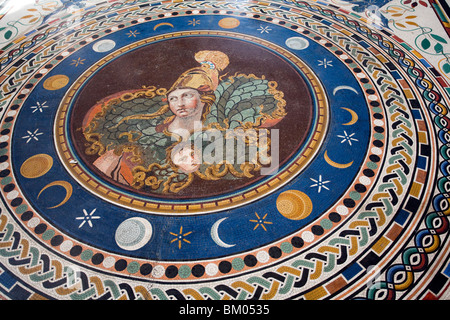 The Greek Cross Room at the Vatican Museum featuring a mosaic floor by ...