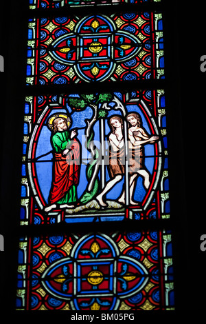 Adam and Eve - design for a stained-glass window by Hans Christiansen ...