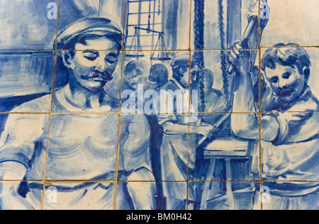 Close up traditional Lisbon ceramic tiles background Stock Photo - Alamy