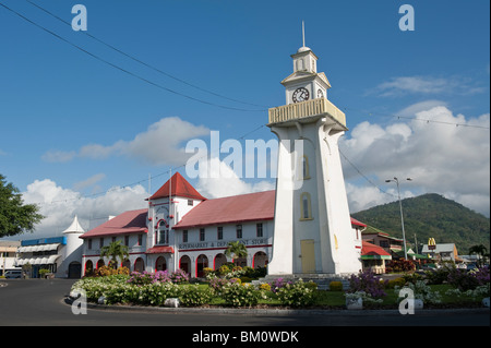 Apia Clocktower, Apia, Upola Island, Samoa Stock Photo - Alamy