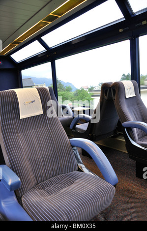 Swiss train, 1st class Stock Photo - Alamy