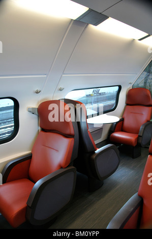 Dutch train, 1st class Stock Photo - Alamy