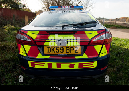 Fire Brigade Senior Officer fast response car Stock Photo: 31195053 - Alamy
