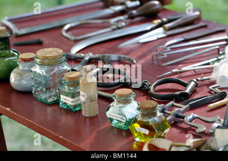 Surgical instruments of 1700's Stock Photo - Alamy