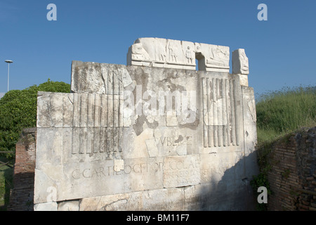 Ostia Antica, Rome. Tomb of Cartilius Poplicola Stock Photo - Alamy