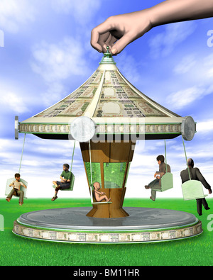Illustration depicting life cycle of a man Stock Photo - Alamy