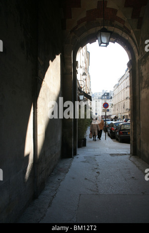 Paris, France, Street Scenes, Couple People Walking Away, Winter Scenic ...