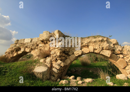 Israel, Shephelah, remains of the Crusader castle "Le toron des ...