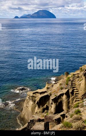 Pollara coast, Salina Island, Messina, Italy, Europe Stock Photo - Alamy