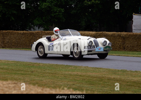 1950 Jaguar XK120 "Nub 120" rally car at the 2010 Goodwood Festival of ...