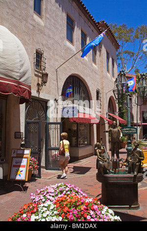 Mall, Santa Barbara, California, USA Stock Photo - Alamy