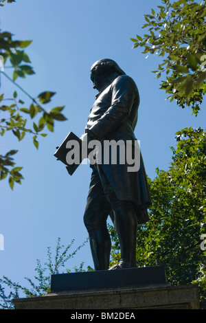 Statue of Robert Raikes, founder of Sunday schools, by Thomas Brock ...