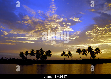 COLOURFUL CLOUDS AT DUSK KERALA Stock Photo - Alamy