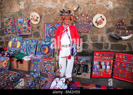 Traditional clothing in the market, Patzcuaro, Michoacan state, Mexico ...