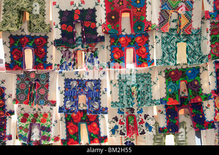 Traditional clothing in the market, Patzcuaro, Michoacan state, Mexico ...
