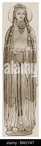 Clovis I, King of the Franks and Queen Clotilda Stock Photo - Alamy