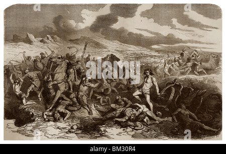 The Battle of Aquae Sextiae (Aix-en-Provence) France, 102 BC between ...