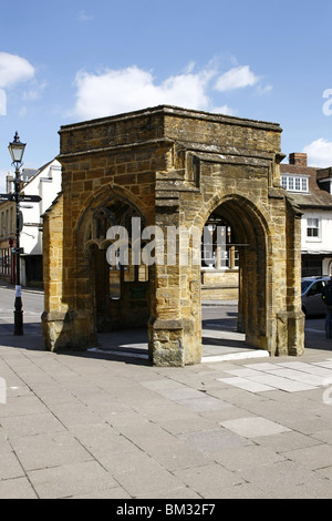 The Conduit house Sherborne Dorset. A hexagonal 16th-century building ...