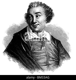 Portrait of David Garrick, 1717 - 1779, an English actor, playwright ...