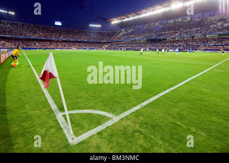 UEFA Champions League corner flag before the UEFA Champions League ...