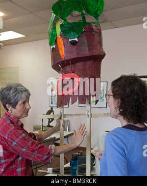 Giant Puppet Making Workshop Stock Photo - Alamy