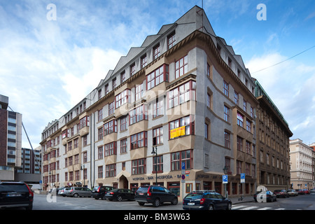 cubist style apartment block, Prague, Czech Republic Stock Photo - Alamy