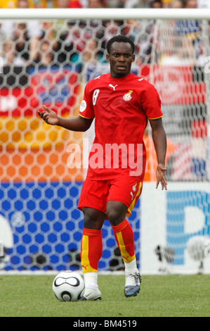 NUREMBERG - JUNE 22: Ghana team captain Stephen Appiah in action during ...