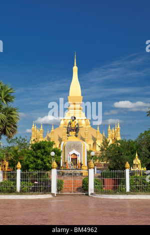 Pha Tat Luang (Pha That Luang), Vientiane, Laos Stock Photo - Alamy