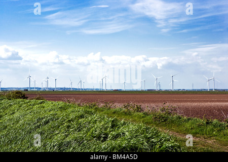 Wind Farm Walland Marsh Kent England Stock Photo - Alamy