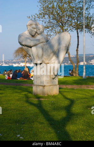 Findikli parki park Beyoglu district Istanbul Turkey Europe Stock Photo ...