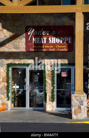 Yoder's Meat and Cheese Company in Shipshewana, Indiana Stock Photo - Alamy
