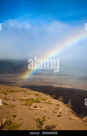 rainbow over the caldera Stock Photo - Alamy