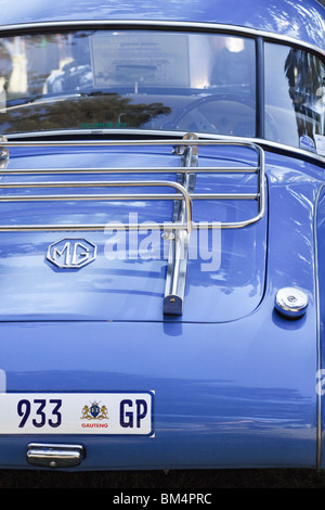 Old MG classic car still working in Toronto. The vehicle offers a ...