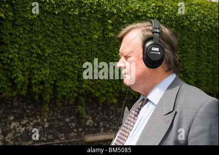Ken Clarke waiting to speak on the World at One, Radio 4 Stock Photo ...