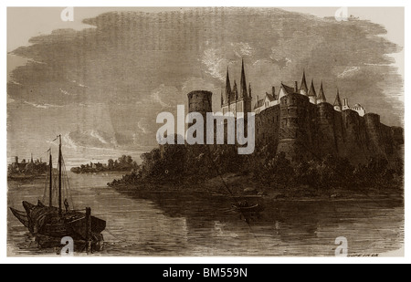 France, Maine et Loire, Saint Martin de la Place, Chateau de Boumois ...