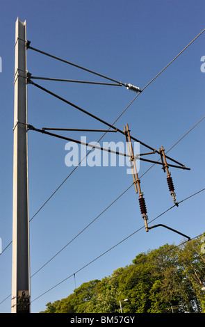 Overhead electric line equipment. Network Rail, West Coast Main Line ...
