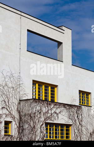 detail of windows, Müller House, Prague, Czech Republic Stock Photo - Alamy