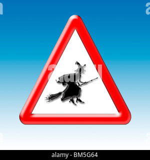 Warning Witches! Graphical representation using Road Warning Sign with ...