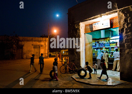 Daily Life In the Night. Massawa. Eritrea Stock Photo - Alamy