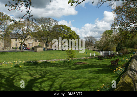 Matfen Village Northumberland Stock Photo - Alamy
