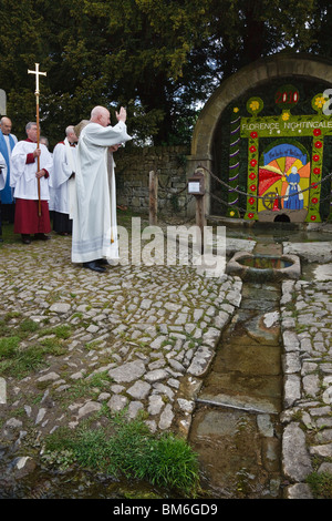 Blessing the wells [Ascension Day], Tissington Well Dressing ...